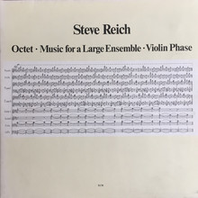 Steve Reich - Octet; Music For A Large Ensemble; Violin Phase (Vinyl ...